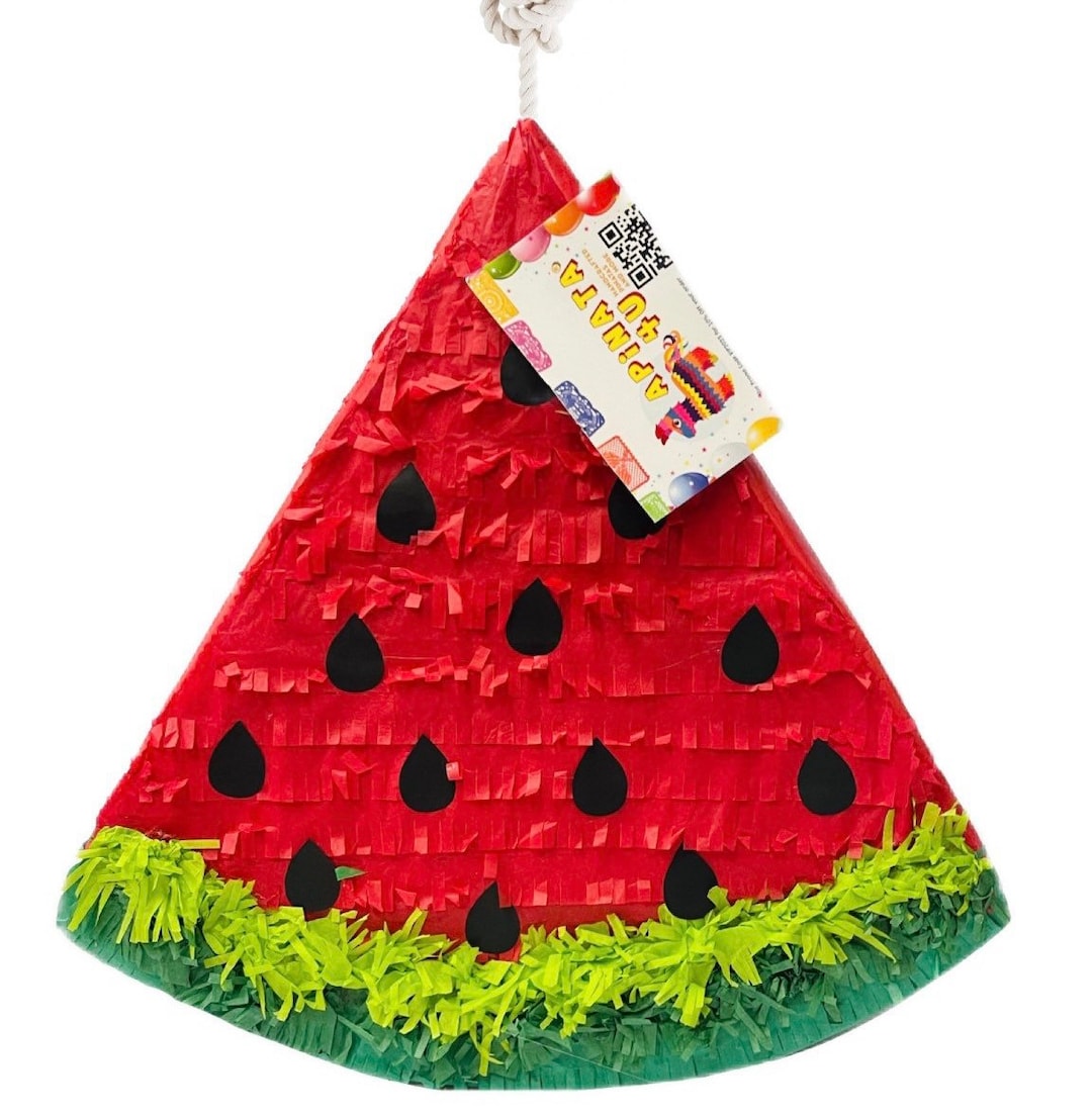Red Watermelon Pinata, Summer Fruit Theme Party Decor, Fun Party ...