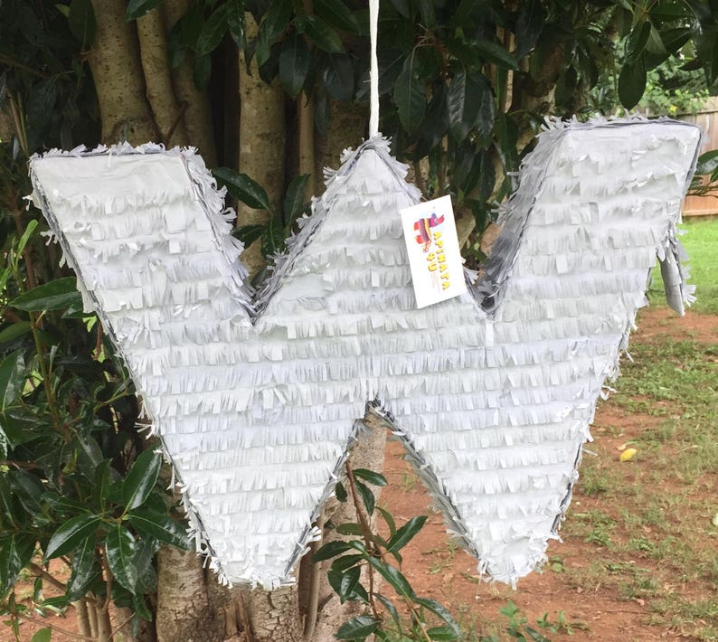 20'' Tall Letter Piñatas Any Letter Any Color - Etsy
