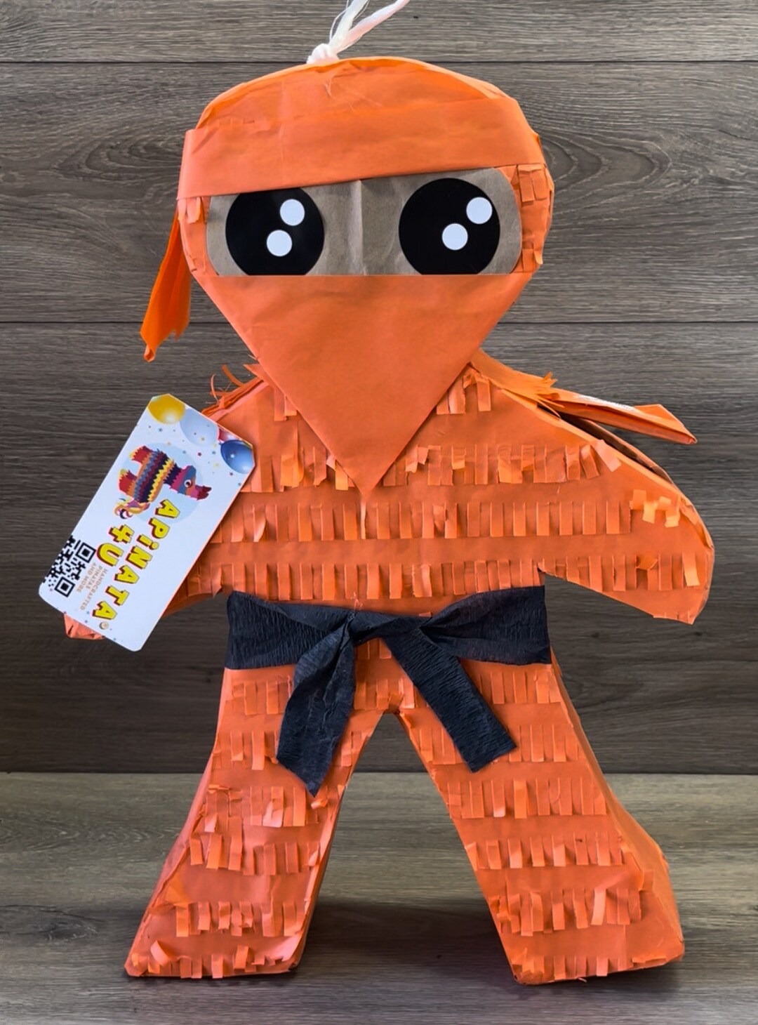 Orange Ninja Pinata, Fun and Exciting Party Decoration, Perfect for ...