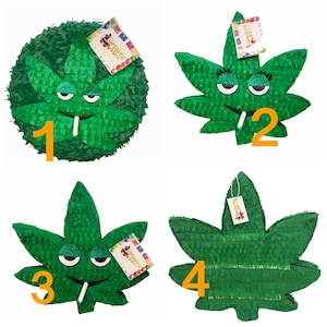 Hemp Leaf Pinata, 420 Festival Theme, Weed Themed Birthday Party ...