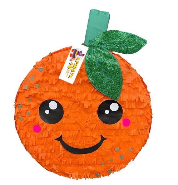Sale Ready to Ship Orange Pinata Citrus Themed Birthday Party - Etsy