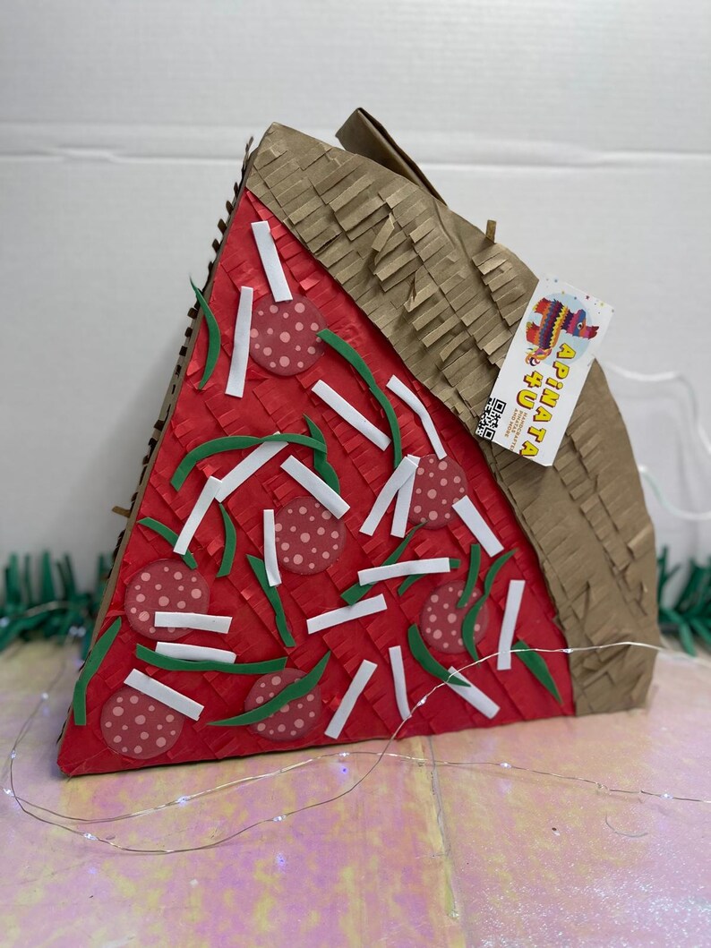 Pizza Slice Pinata, Perfect for Birthdays, I Love New York Birthday ...