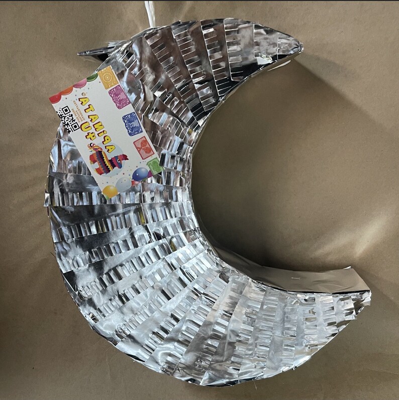 Sale! Ready to Ship! 20” White Crescent Moon Pinata for Bridal Shower ...