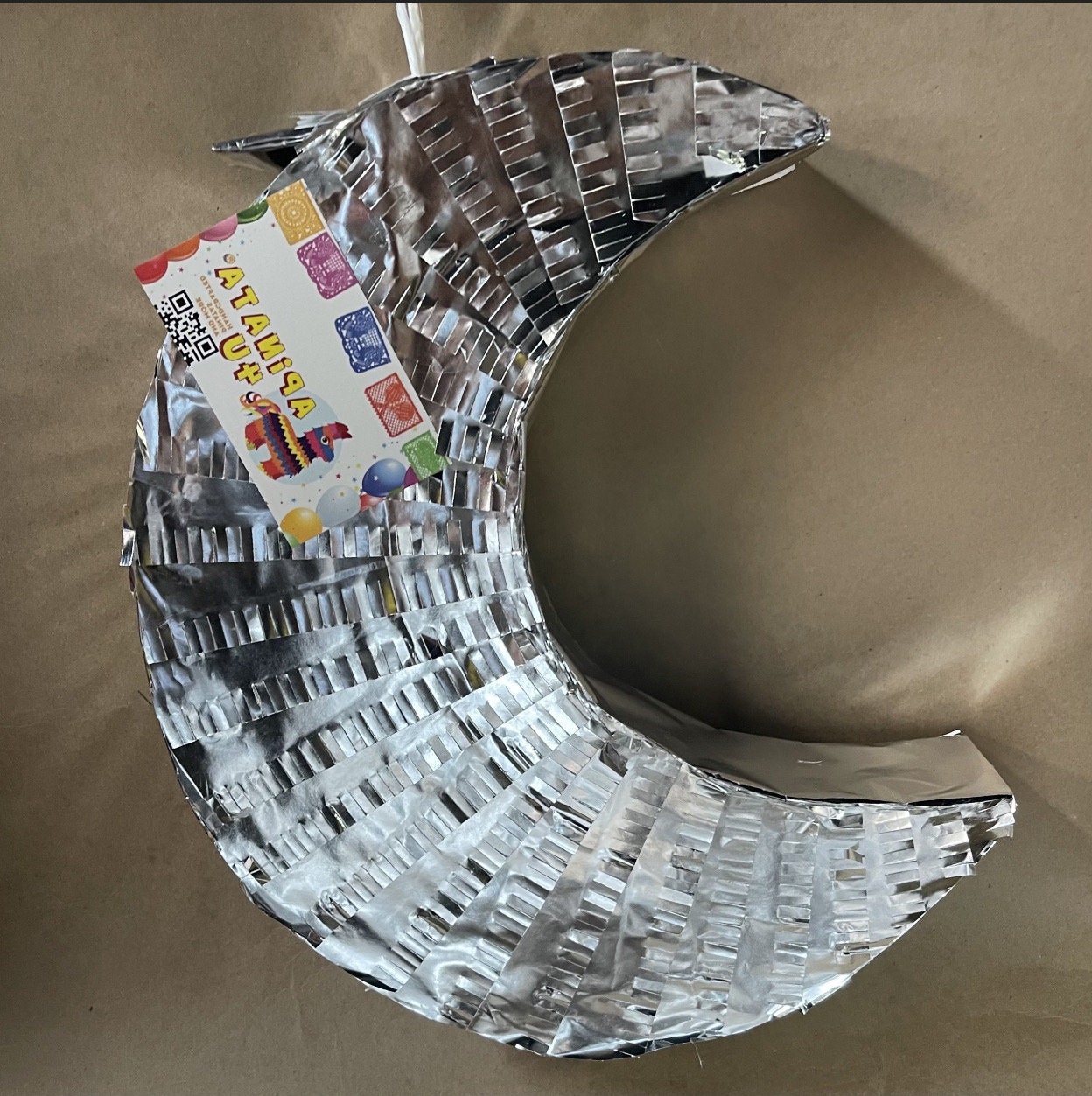 Sale! Ready to Ship! 20” White Crescent Moon Pinata for Bridal Shower ...
