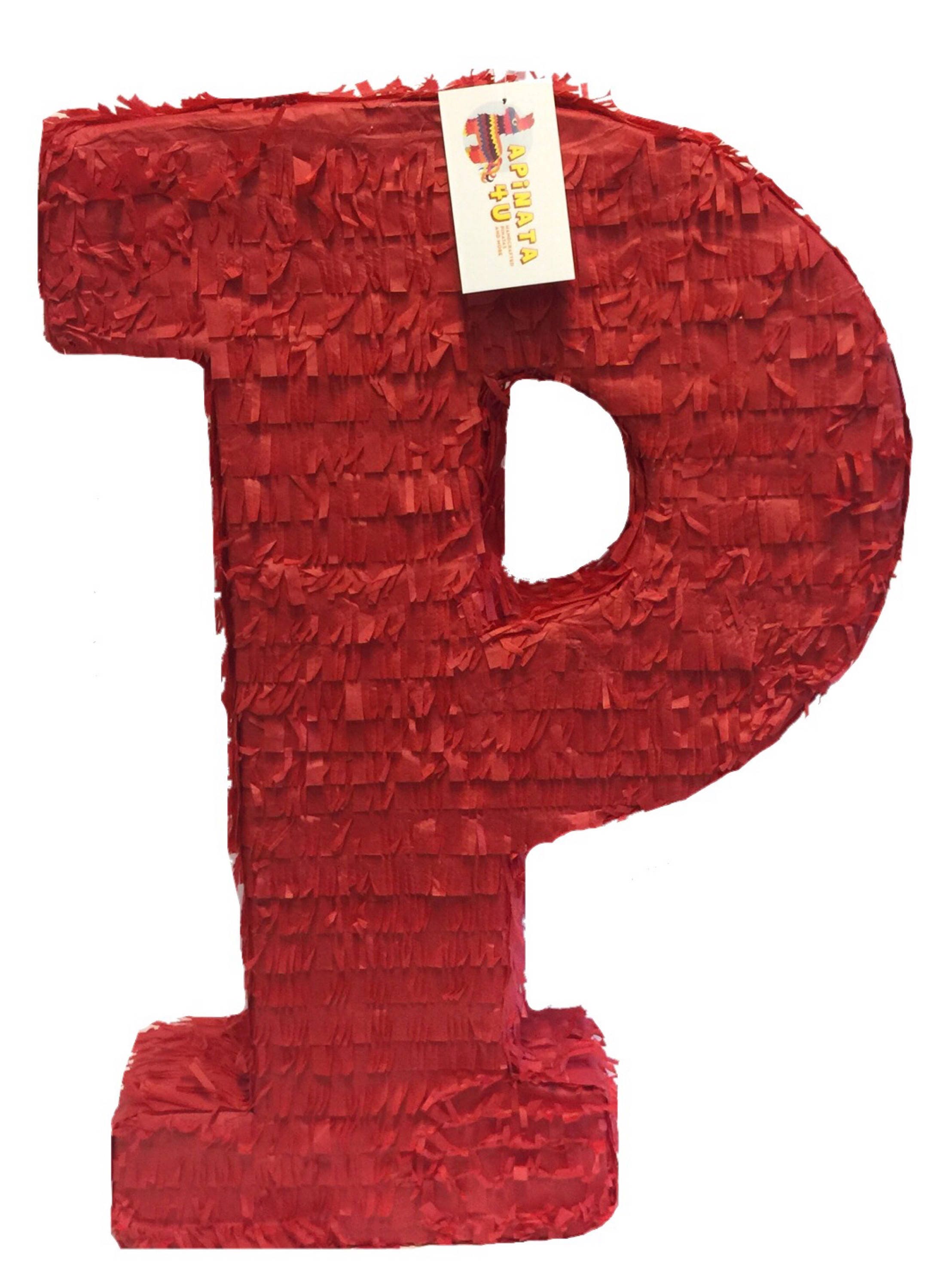 20'' Tall Letter Piñatas Any Letter Any Color - Etsy