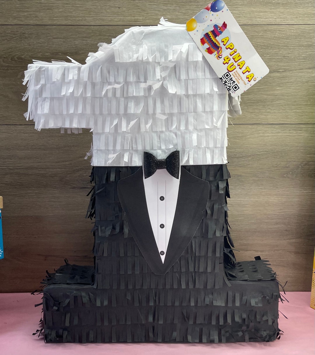 Number One Little Man Pinata for First Birthday, Mr. Onederful Theme ...