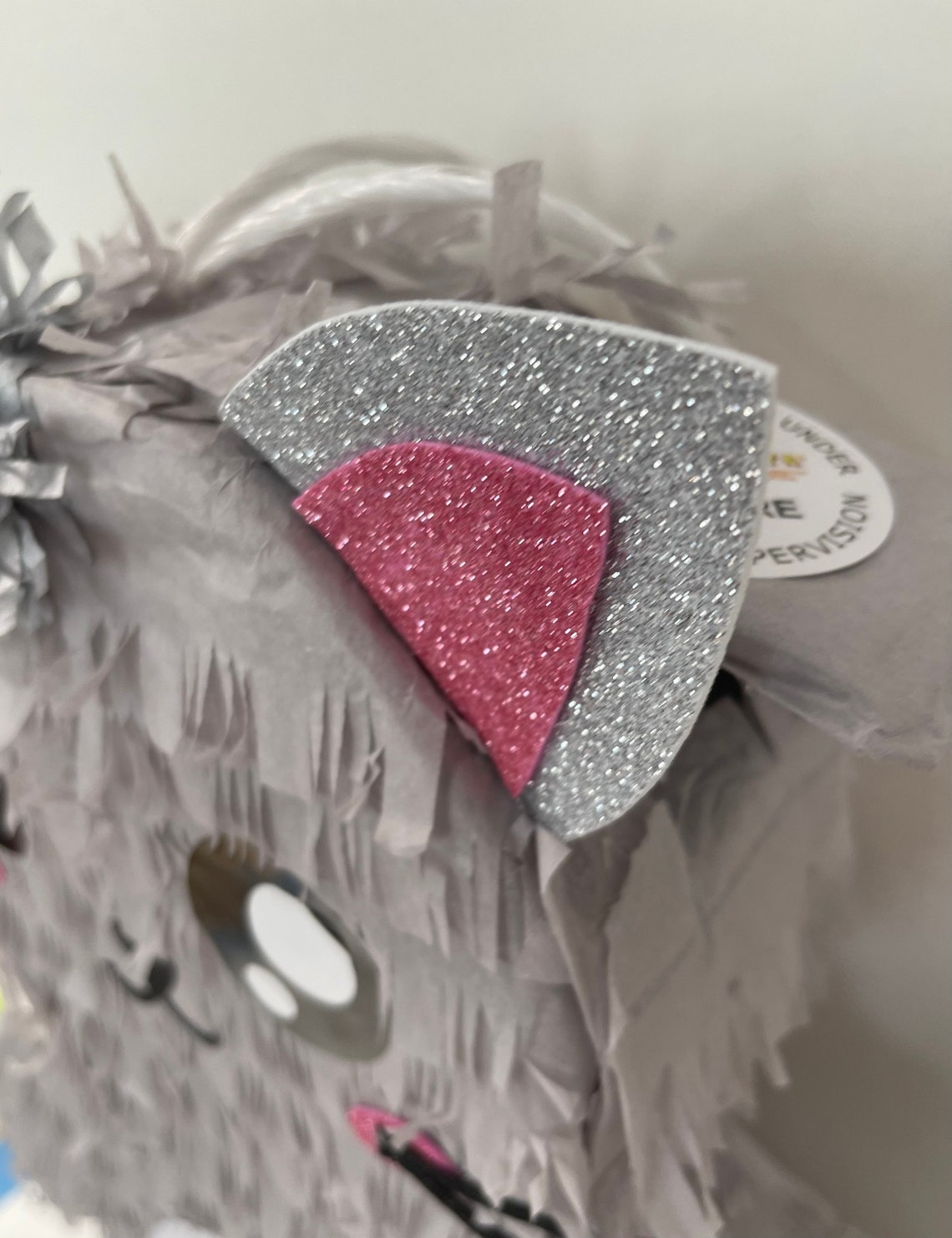 Sale Standing Kitty Cat Pinata Birthday Gray Color for - Etsy