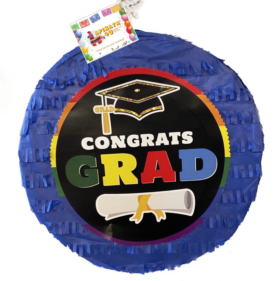 Congrats Grad Pinata 2022 Graduation You Did It Congrats Grad - Etsy