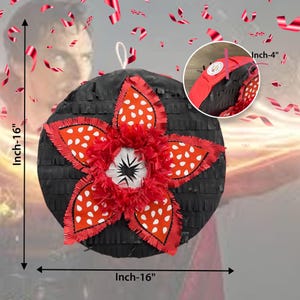 Sale! Ready to Ship! Vivid Red Ghost Flower Pinata, Perfect for Strange ...