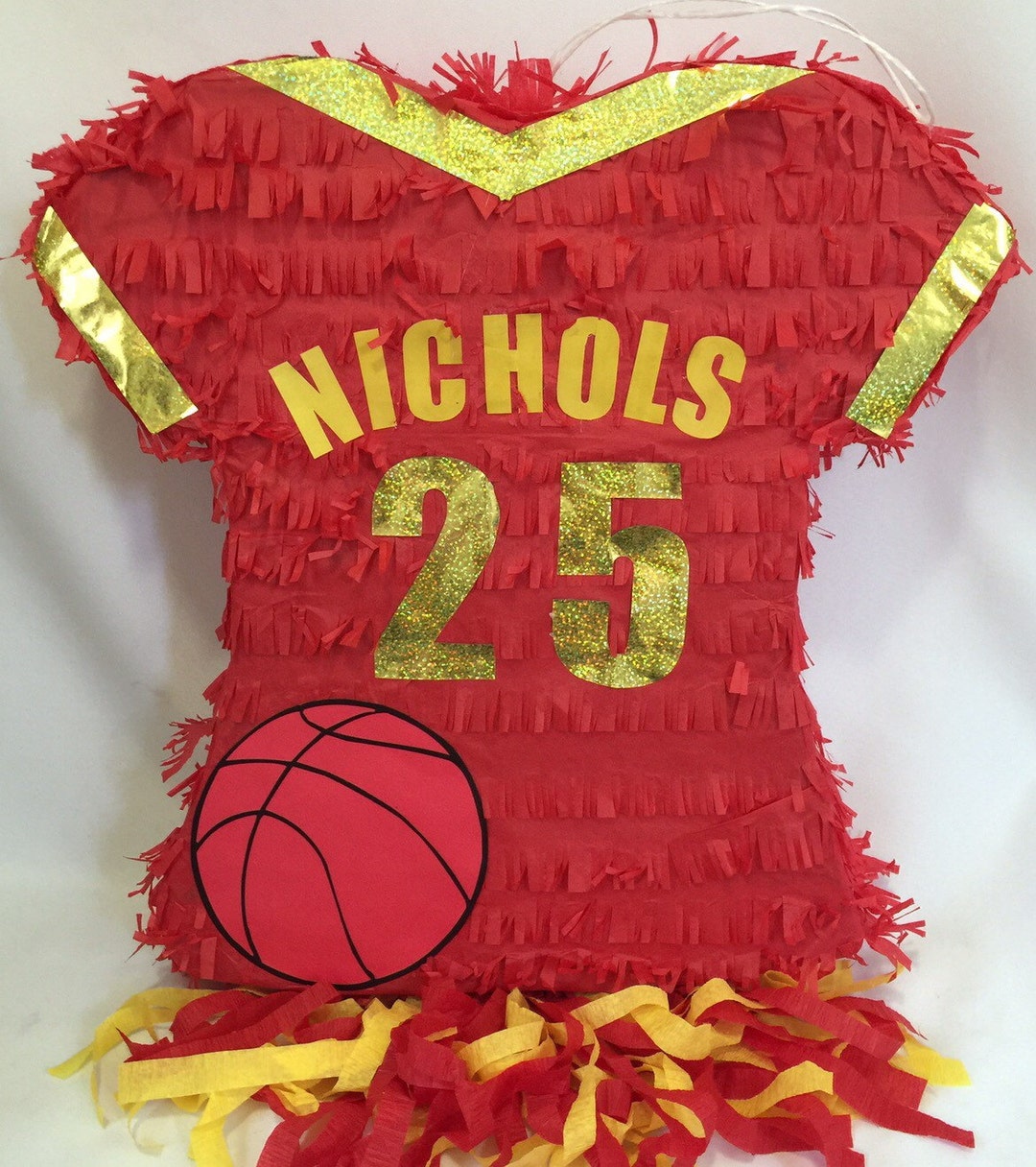 Basketball Jersey Pinata Customize Color Name & Age FREE - Etsy