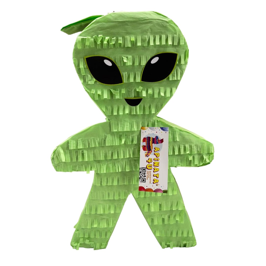 Alien Themed Pinata for Kids Birthday Party, Boys and Girls Alien Party ...