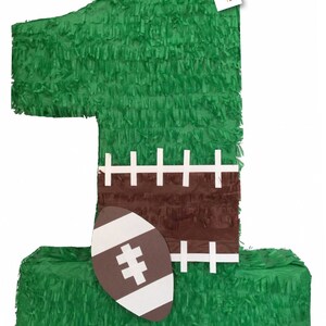 Sale 20'' Tall Green Number One Piñata Sports Theme Sports Balls ...