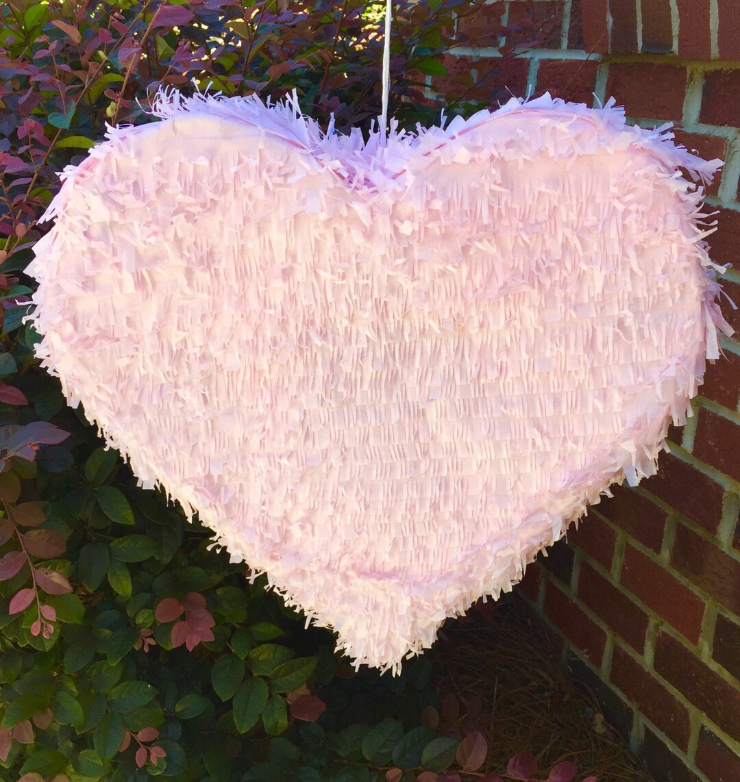 Custom Handcrafted 19” Heart Shaped Pinata, Perfect for Wedding and ...