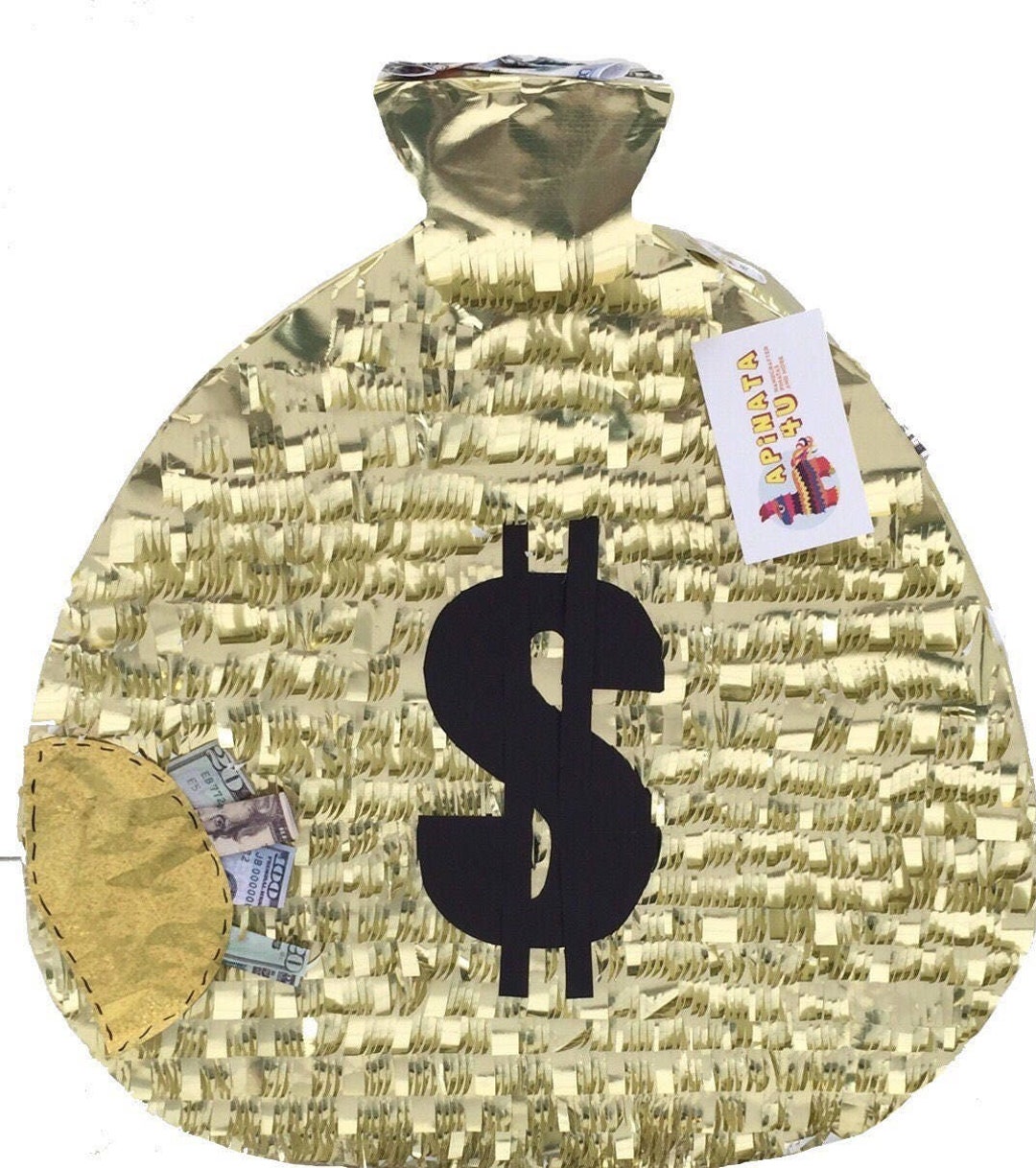 Sale Money Bag Pinata Gag Gift Las Vegas Themed Birthday - Etsy