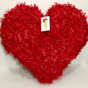 Ready to Ship Valentine's Day Piñata Red Cupid Heart Pinata Puffy Look ...