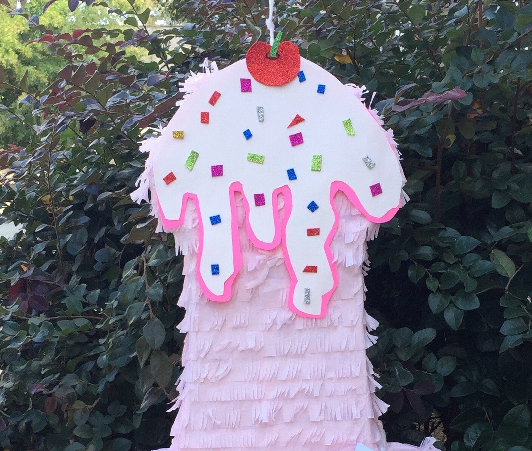 Ice Cream Pinata, Perfect for Sweet, Flavor Themed Parties Birthdays ...