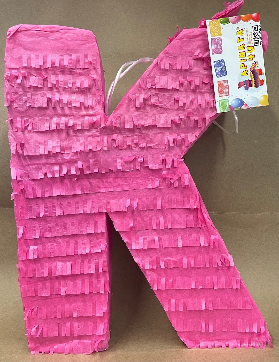 Sale! Ready to Ship! Letter K Pinata Hot Pink Color 20" Tall - Etsy