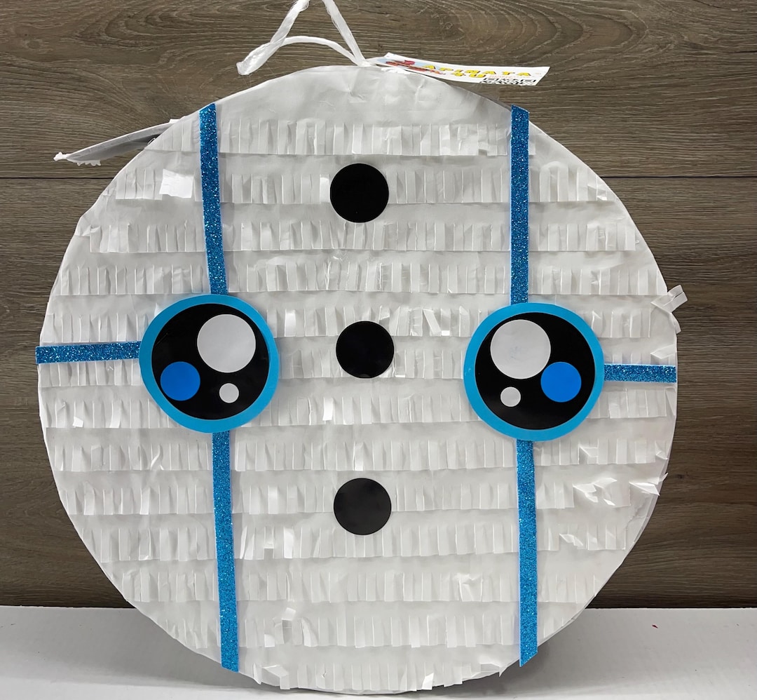 Sale! Ready to Ship Robot Head Pinata Robot Inspired 16” White Color - Etsy