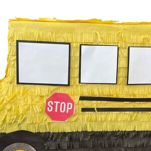 Sale School Bus Pinata Yellow Color Bus Pinata Themed Party Wheels ...