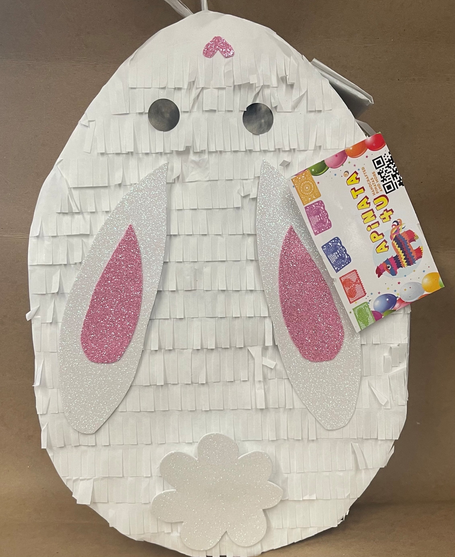 Bunny Accents Egg Pinata - Easter Theme Party Decoration - Etsy