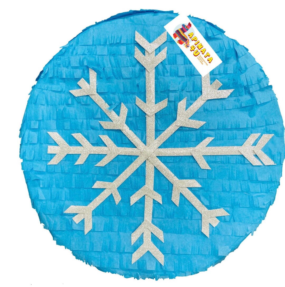 Ready to Ship Winter Snowflake Pinata With for Winter Themed Birthday ...