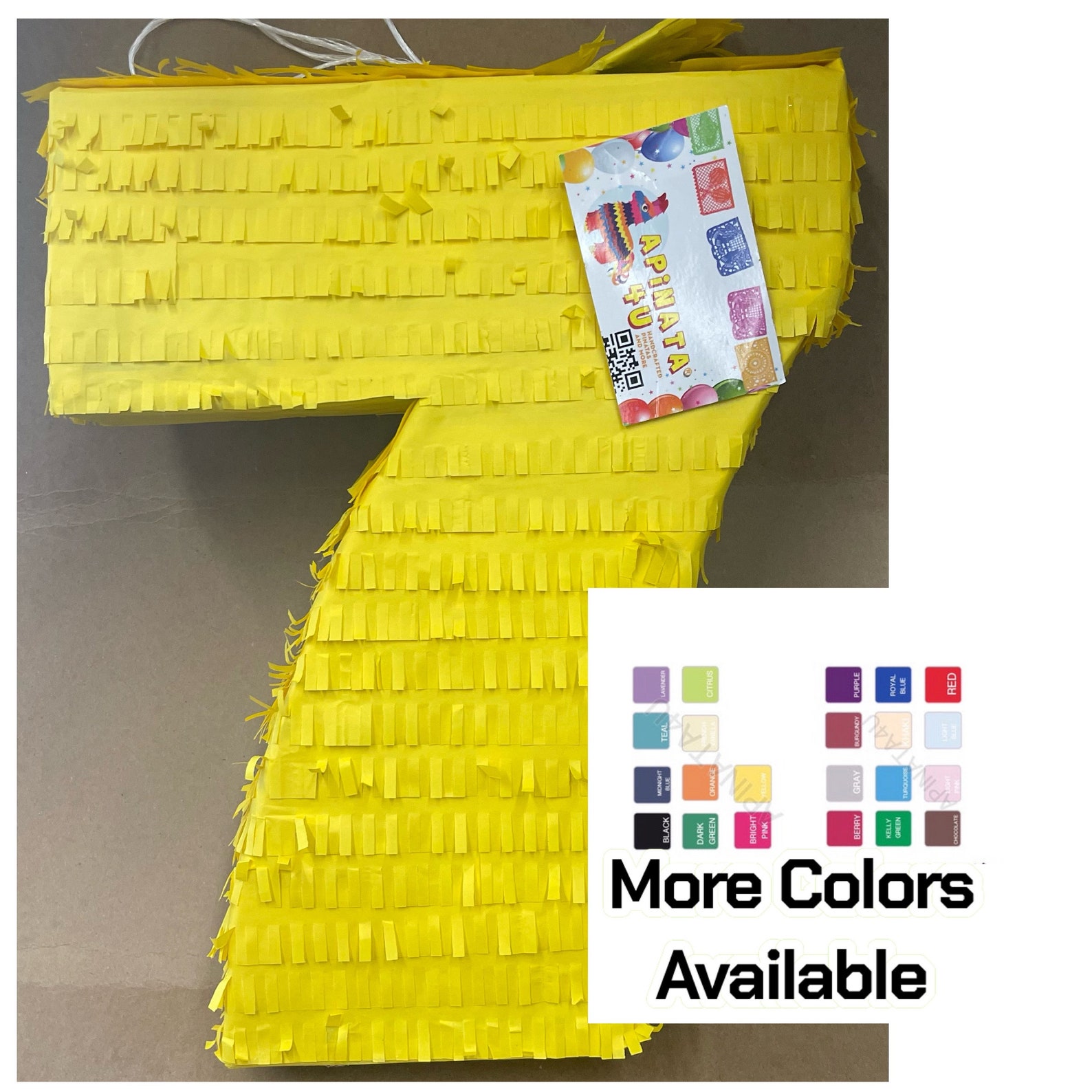 Orange Number 5 Pinata, Perfect for Fifth Birthday Party Celebration ...