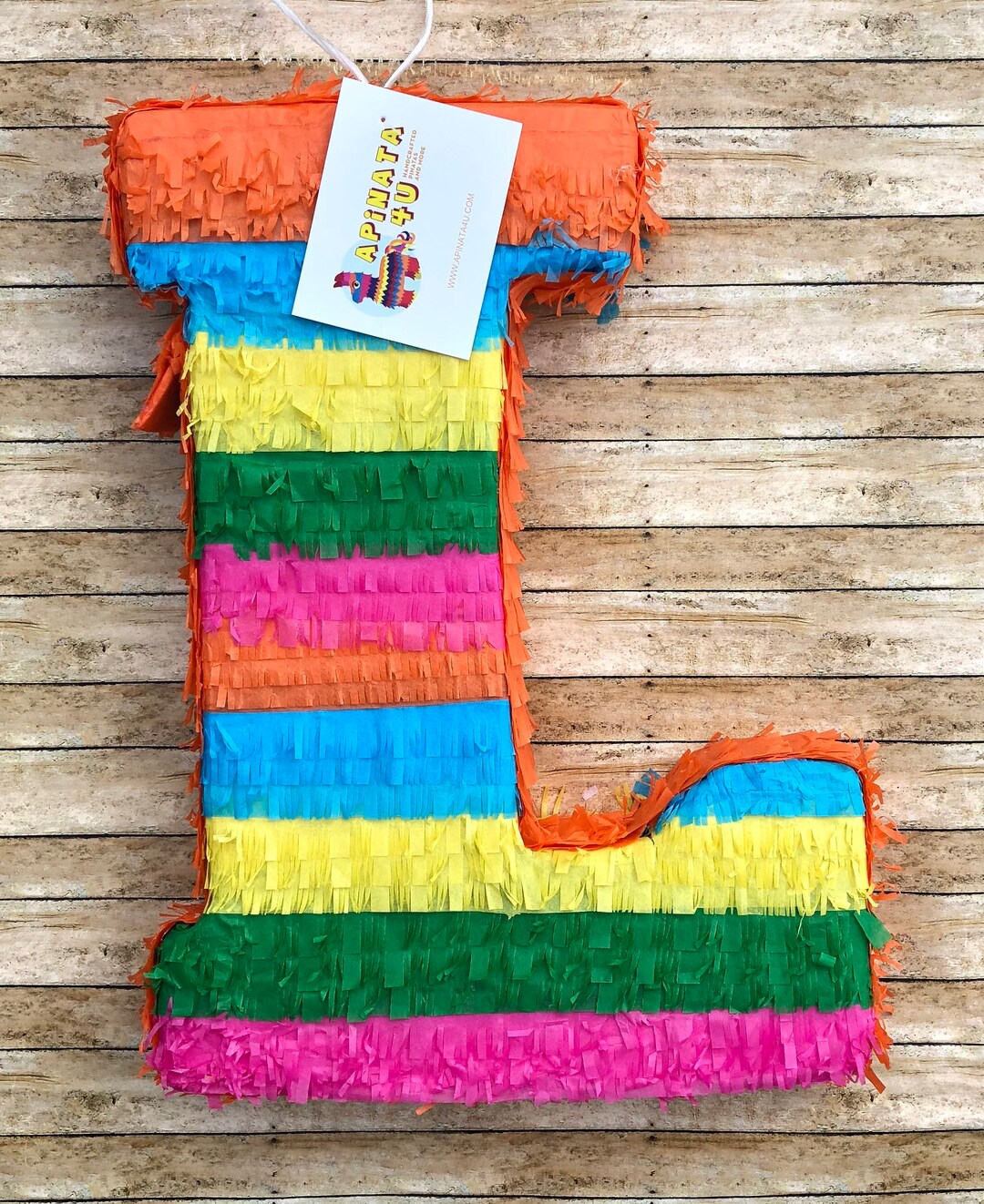 20'' Tall Letter Piñatas Fiesta Themed - Etsy
