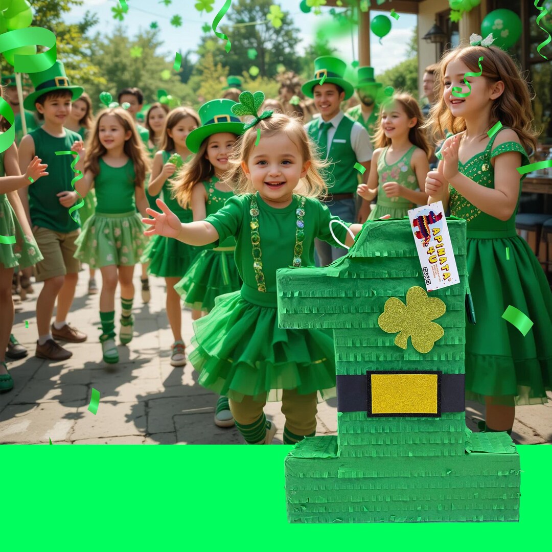 Number 1 Pinata Little Lad St. Patrick's Day Party Decor, Irish Holiday ...