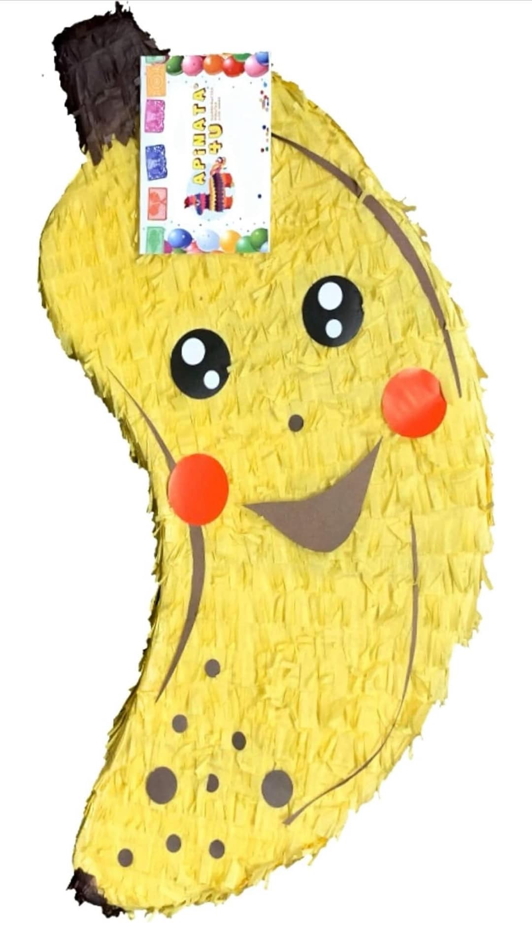 Smiley Banana Pinata, Fun Monkey Theme, Tropical Fruit Party Decoration ...
