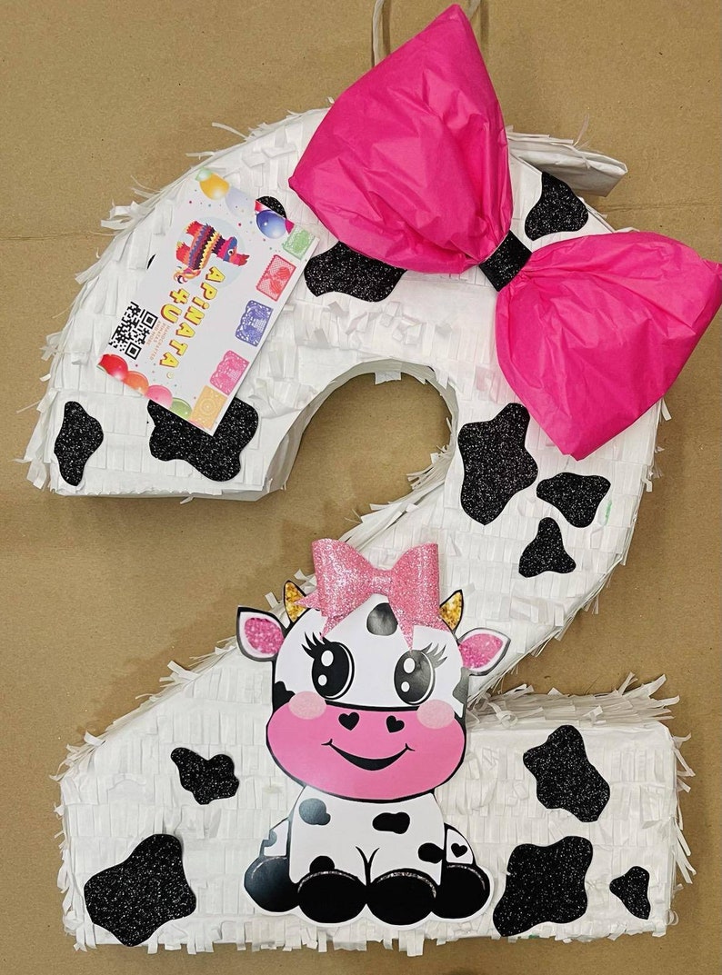20'' Tall Number Two Pinata Second Birthday Barnyard Theme - Etsy