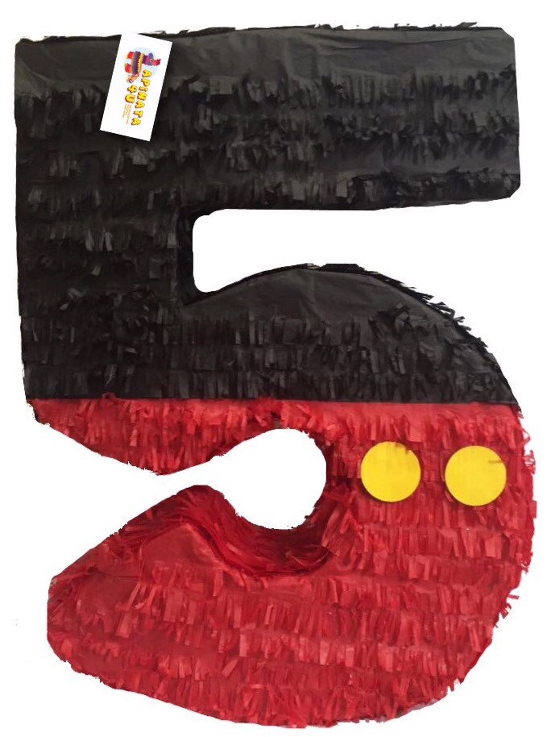 Number Five Pinata Fifth Birthday - Etsy