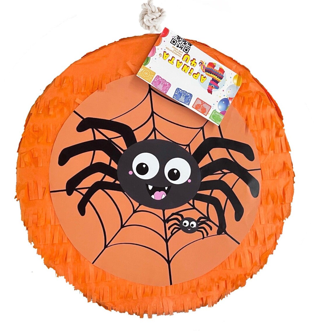 Cute Spider Pinata Halloween Themed Orange Color Itsy Bitsy Spider ...