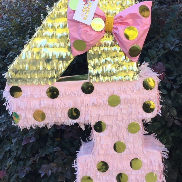 Number Four Pinata - Etsy