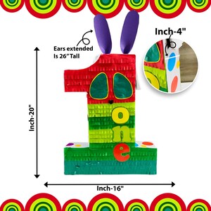 Number One Pinata, Multi Colors Caterpillar Themed Number One Pinata ...