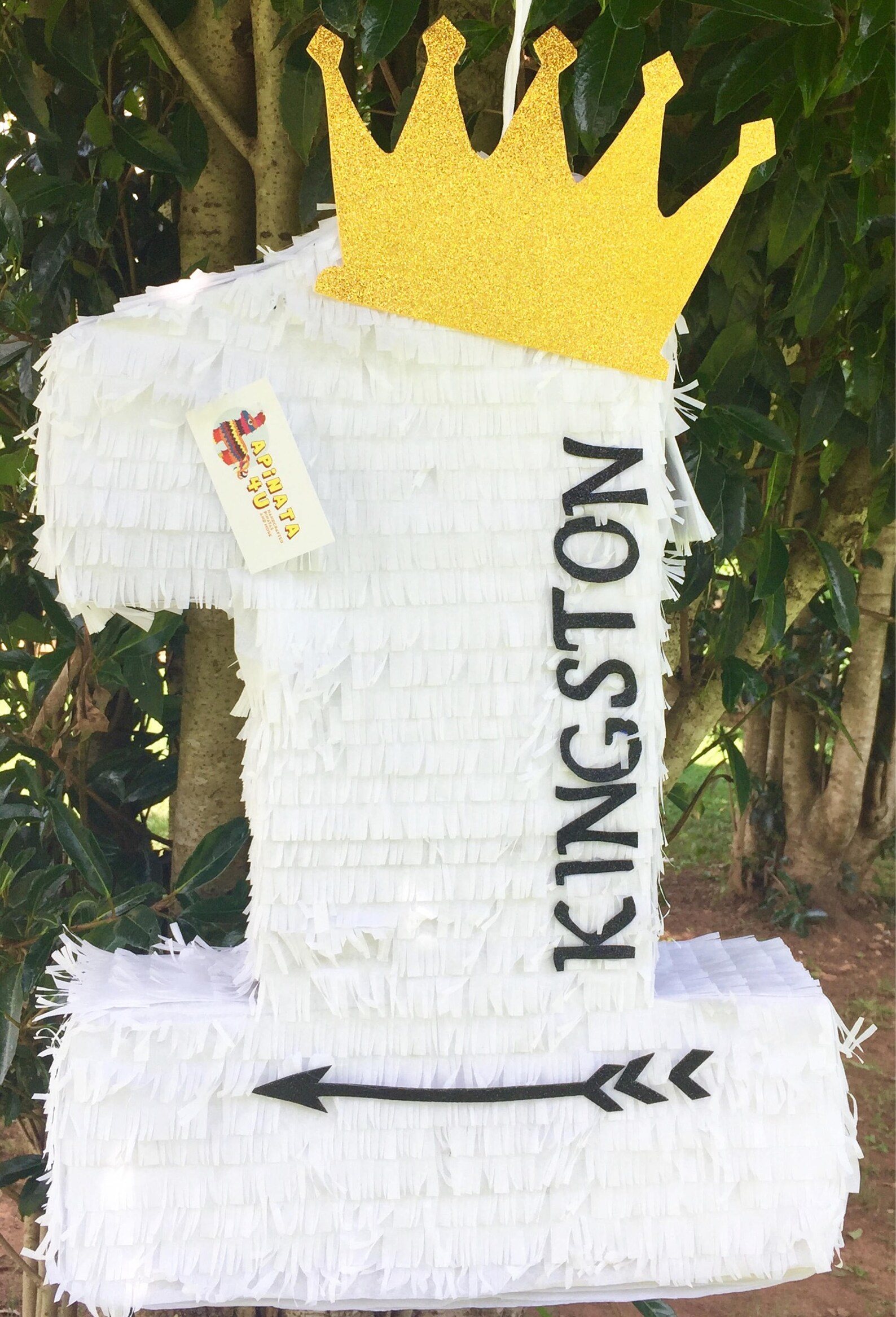 Personalized 20'' Tall Number One Pinata Wild Theme - Etsy