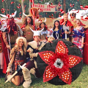 Sale! Ready to Ship! Vivid Red Ghost Flower Pinata, Perfect for Strange ...