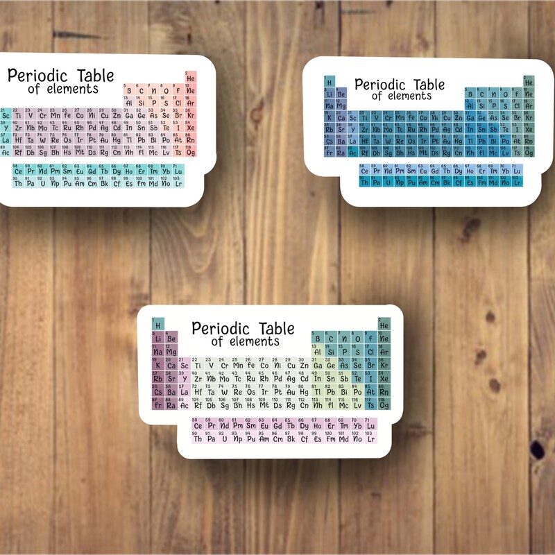 Cute Periodic Table - Etsy