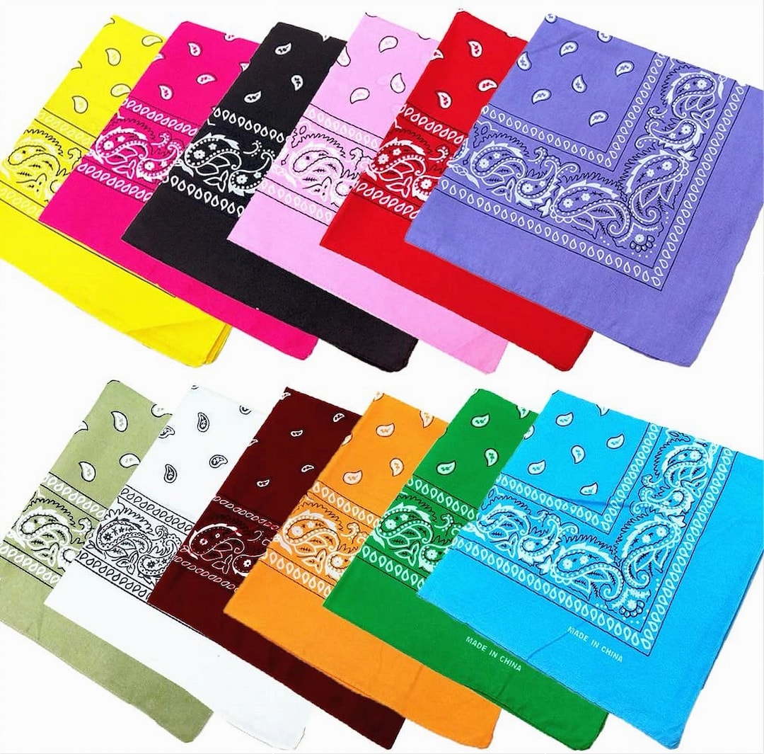 Paisley Bandana Head Wear Hair Bands Scarf Neck Wrist Wrap Band Head ...