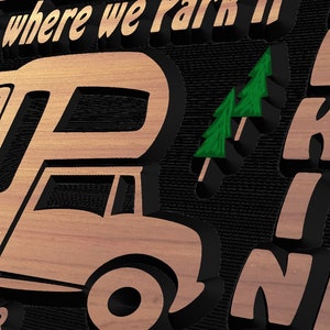 Personalized RV Class C Sign - Camping - Home is Where You Park It ...