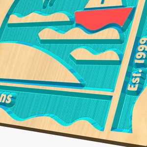 Colorful, Beachy, and Fun Personalized Beach House Sign or Island House ...