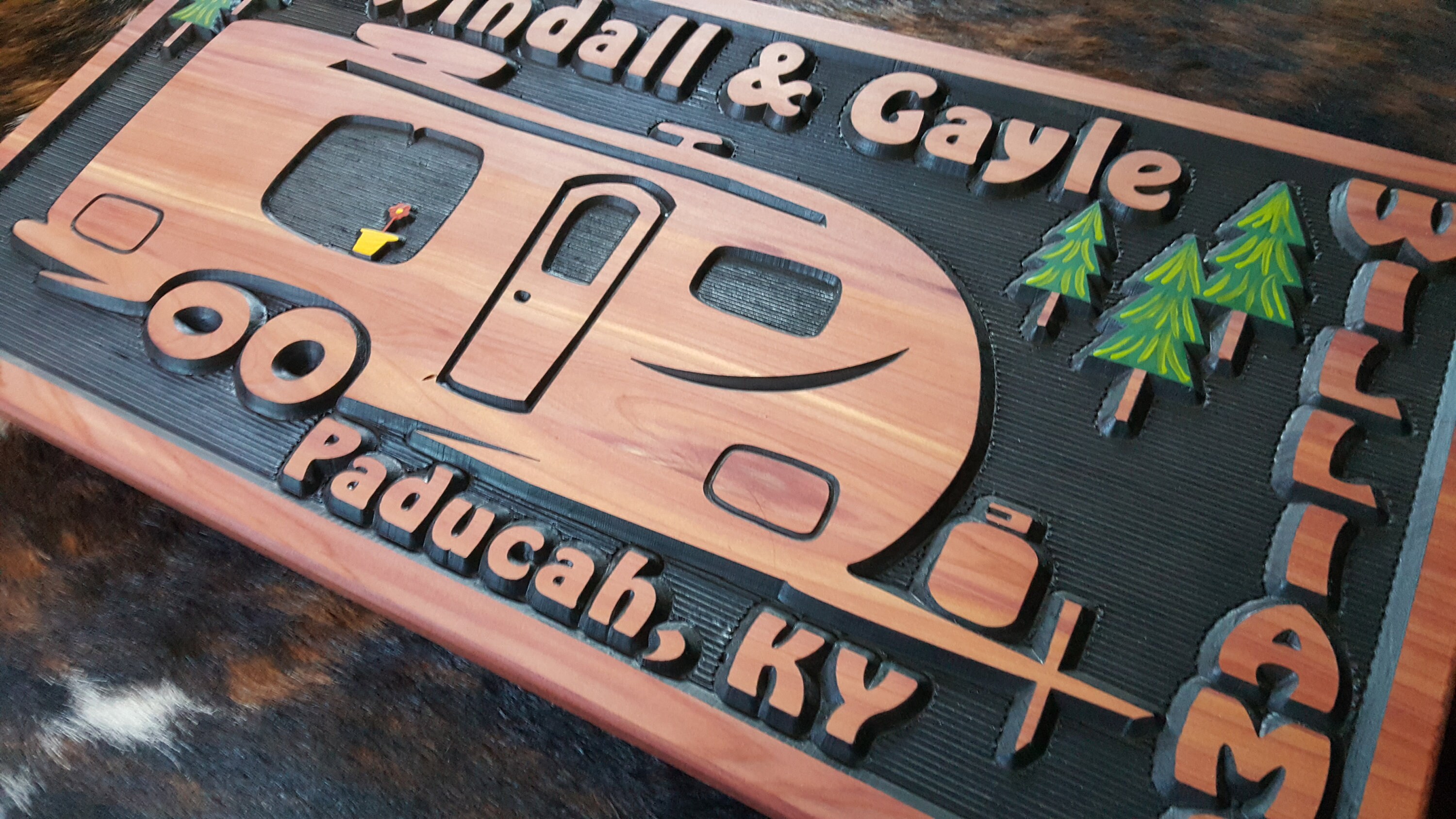 Personalized Camper Sign - Life is a Highway - Bumper Pull Camper -Tiny ...