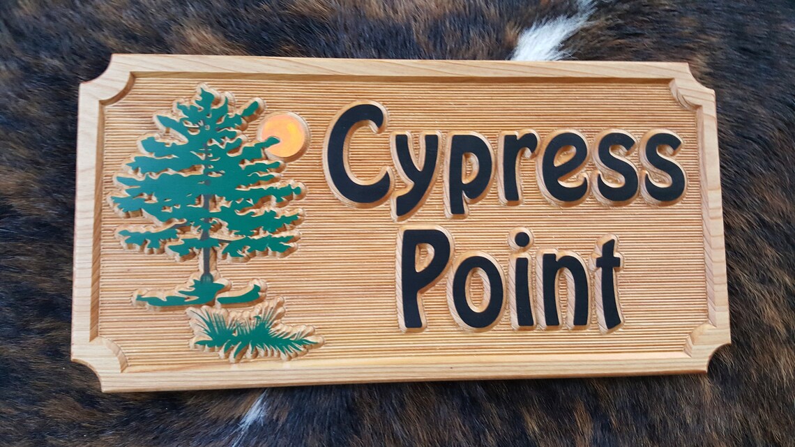 Personalized Welcome / Address Sign Featuring a Beautiful | Etsy