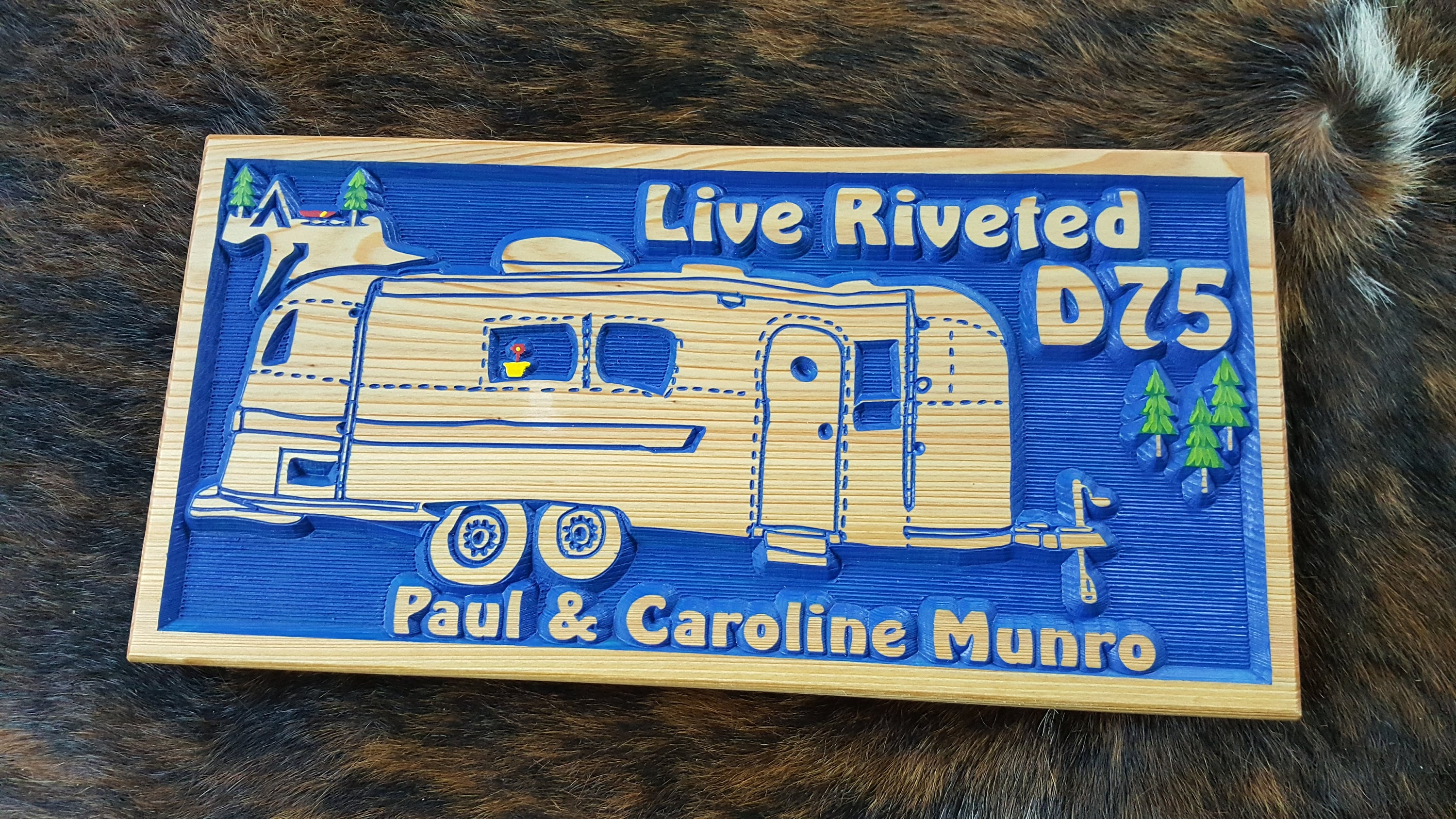 Personalized Airstream Camper Sign - Tiny House - Bumper Pull Camper ...