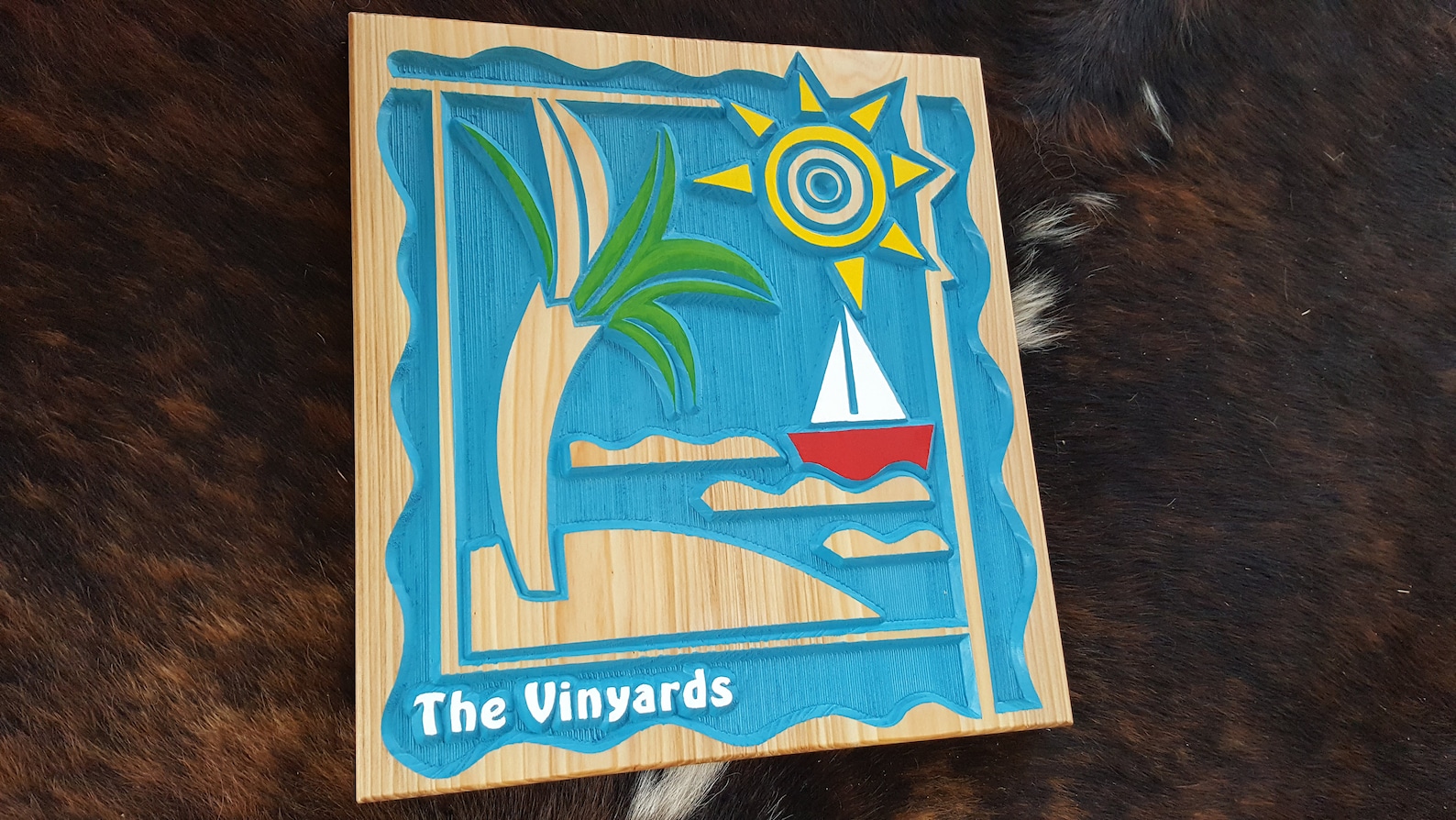 Colorful, Beachy, and Fun Personalized Beach House Sign or Island House ...