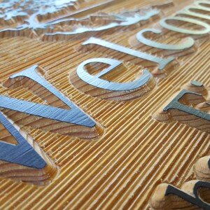 Personalized Welcome / Address Sign Featuring a Beautiful Cypress Tree ...