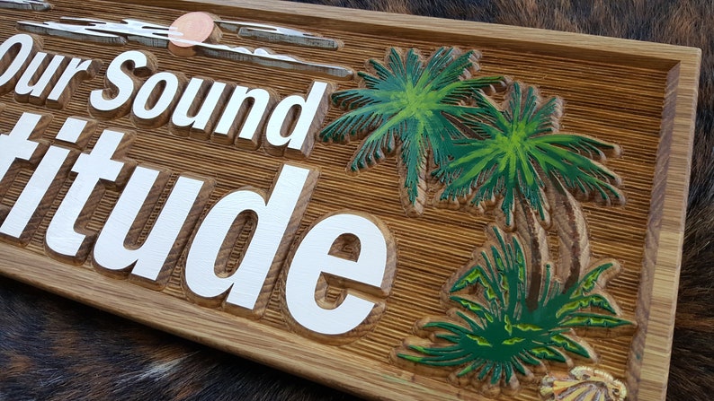 Personalized Welcome / Address Sign Featuring a Beautiful | Etsy