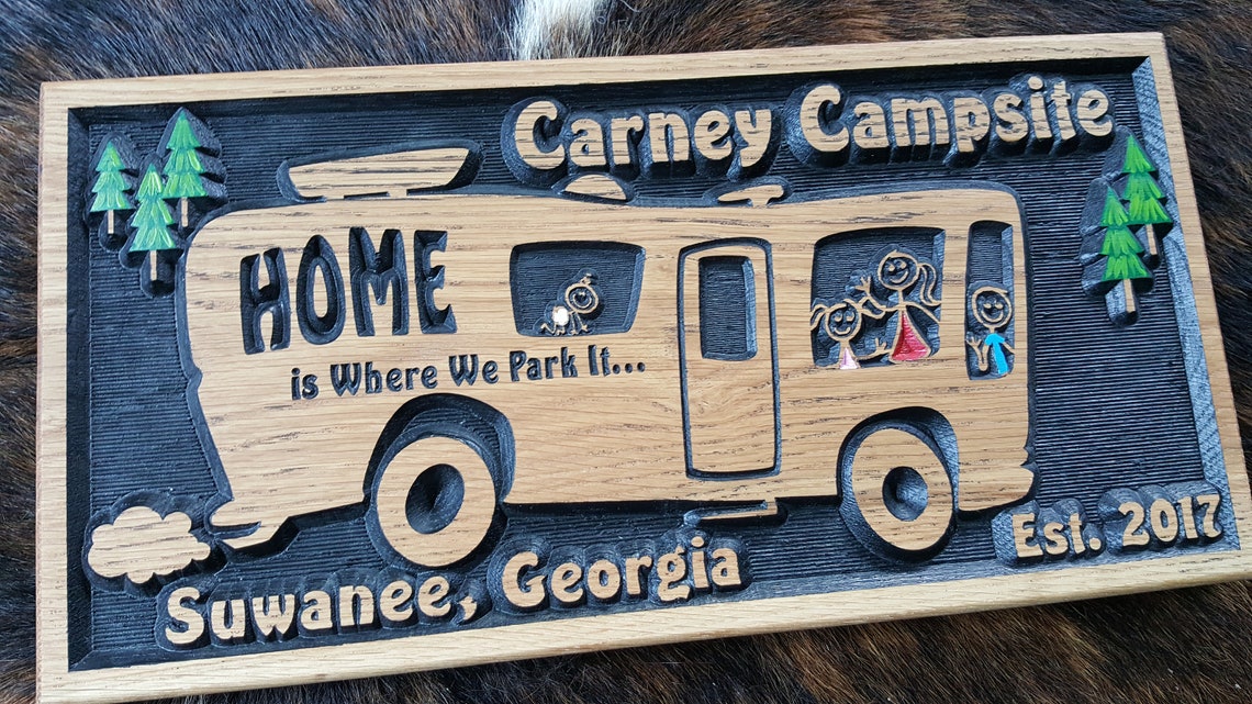 Upgraded... Personalized RV Class A Sign Camping Home is | Etsy