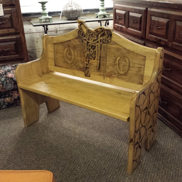 Rustic Wood Benches - Etsy