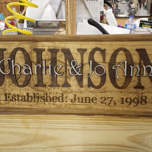 Personalized Rustic Anniversary or Wedding Gift Sign - Etsy