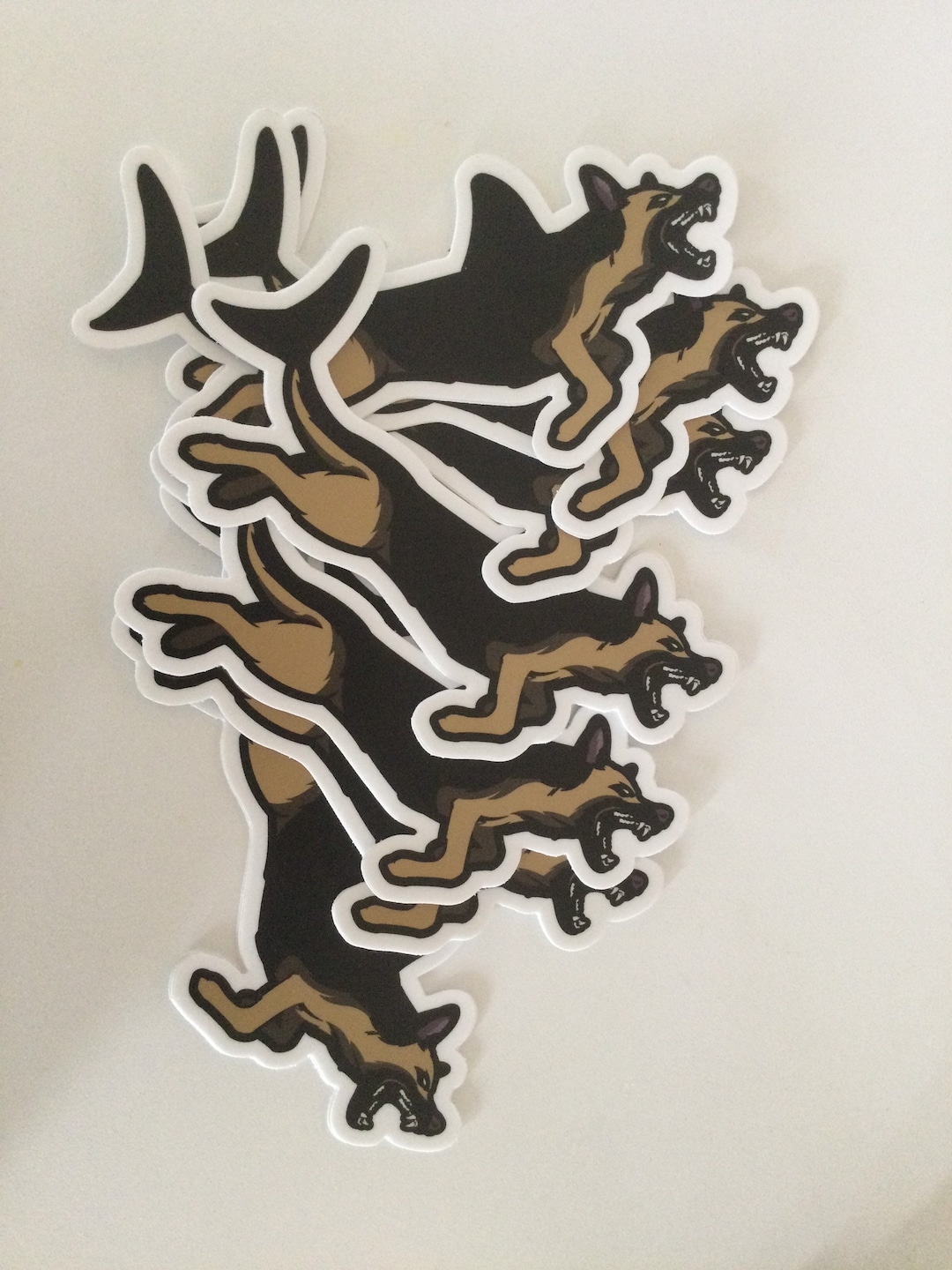 Land Shark K9 White Border VINYL Decal 4 In.ak9, Alpha K9, Alpha Knine ...